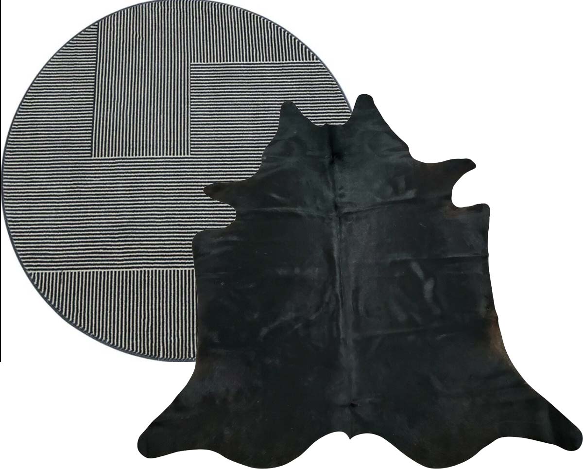 Tip: Interesting Ways To Layer Cowhide Rugs | Shine Rugs