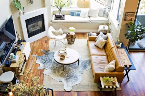 Tips and Tricks: Layering Rugs, Cowhide Edition | Shine Rugs