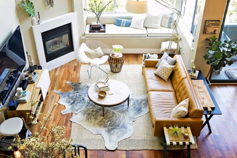 Tips and Tricks: Layering Rugs, Cowhide Edition | Shine Rugs